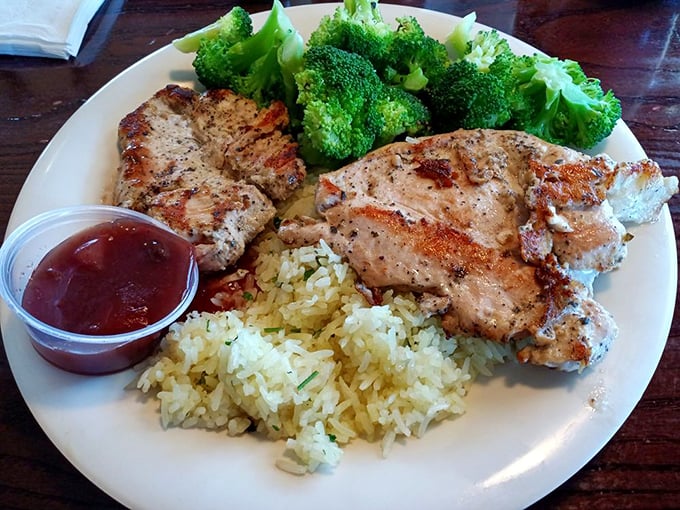 Grilled chicken that's juicy, flavorful, and accompanied by vibrant vegetables – proof that healthy eating doesn't require sacrificing taste.
