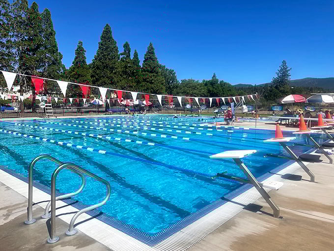 Susanville's community pool offers Olympic-sized swimming without Olympic-sized crowds—perfect for laps or just floating your cares away.
