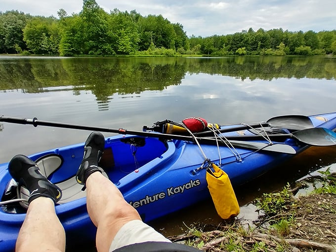 Adventure awaits at water level! Kayaking offers the lake's most intimate perspective, where you're not just observing nature—you're floating right through its heart.