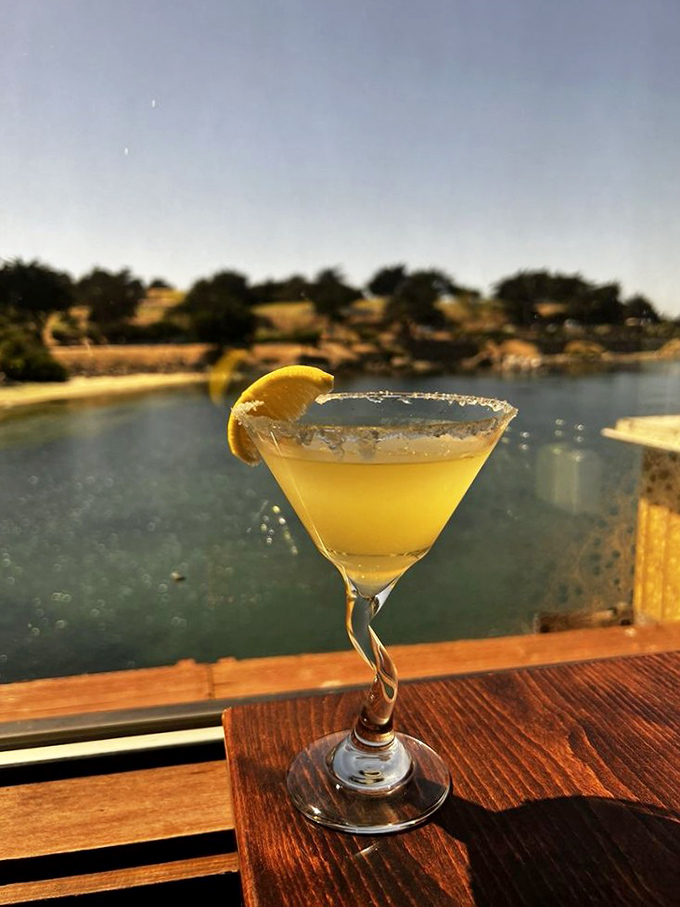 Sipping a lemon drop with that Monterey Bay view feels like you've stumbled into someone else's vacation photos—except it's real, and it's spectacular.