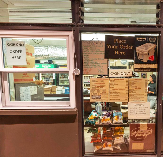 The ordering window—where dreams come true and life-changing food decisions are made with surprising efficiency.