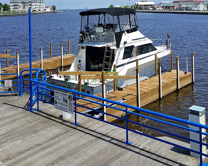 Not just a parking spot for boats—this well-maintained dock is where weekend captains begin their Great Lakes adventures.