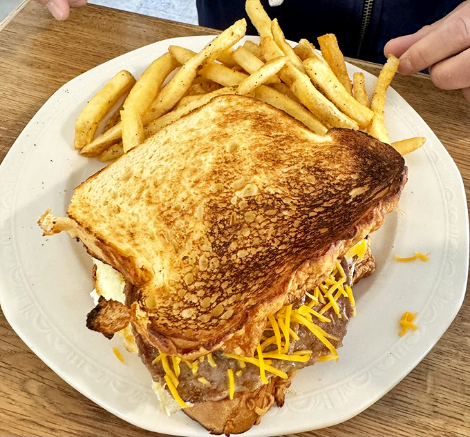 This sandwich isn't just breakfast—it's motivation to get out of bed. Melted cheese and perfectly toasted bread make everything better.