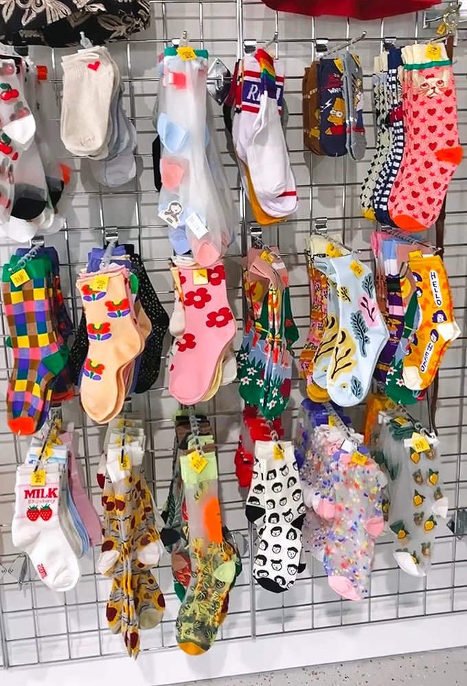Sock heaven for the quirky-footed—because life's too short for boring ankles, especially at these prices.