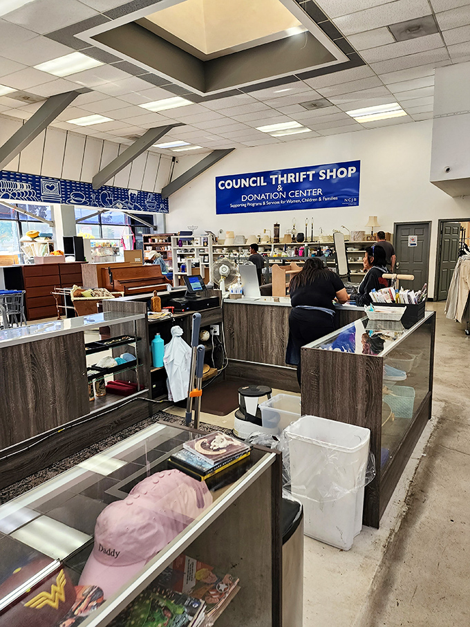 The checkout area – command central where treasures are tallied and the thrill of the bargain is sealed with a satisfying transaction.