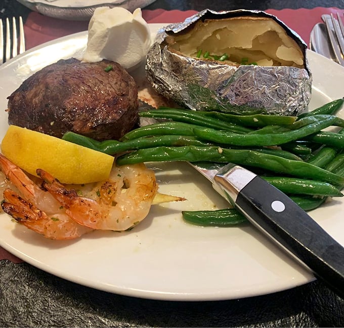 Surf and turf perfection that brings together land and sea in one gloriously indulgent, fork-twirling bite of heaven.