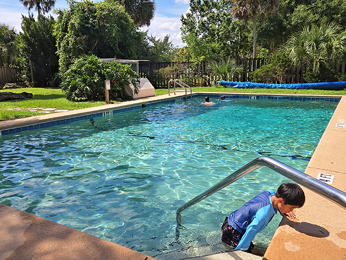 Florida's version of the fountain of youth—minus the crowds. This swimming pool offers refreshment after your underground adventure.