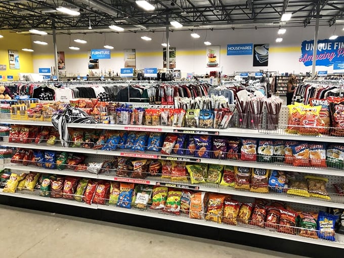 Even snack options abound, proving that treasure hunting builds an appetite that only familiar comfort foods can satisfy.