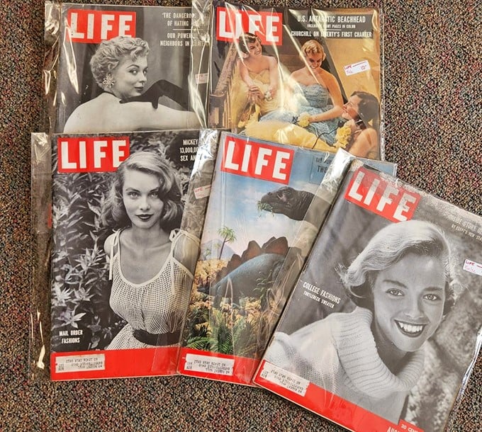 LIFE magazines: windows into bygone eras when celebrities smiled differently and advertisements promised simpler solutions.