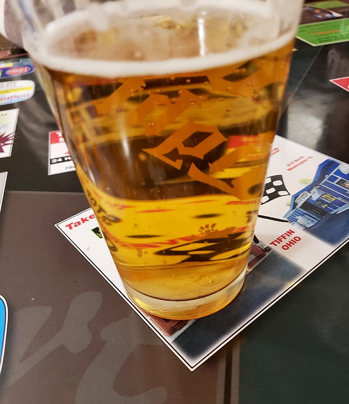 Nothing pairs better with exceptional ravioli than a cold beer in a proper glass mug.