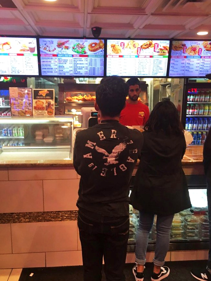 The ordering counter—that magical place where wishes are spoken aloud and then transformed into plates of crispy, golden happiness.