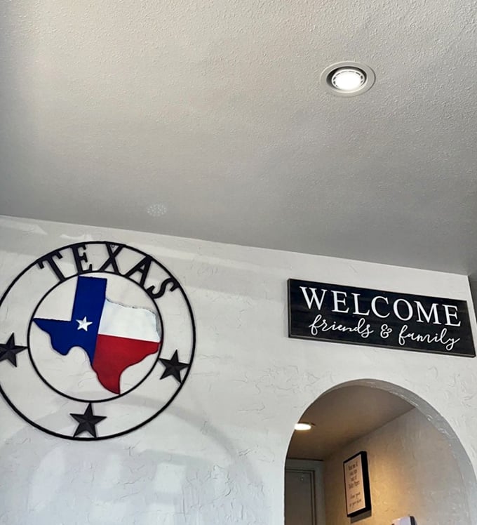 That "Welcome friends & family" sign isn't just decor – it's the diner's entire philosophy captured in three perfect words.