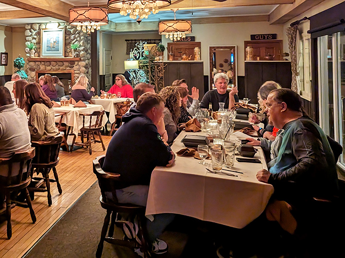The bustling dining room speaks volumes—when locals pack a restaurant on a weeknight, you know you've stumbled onto something special.