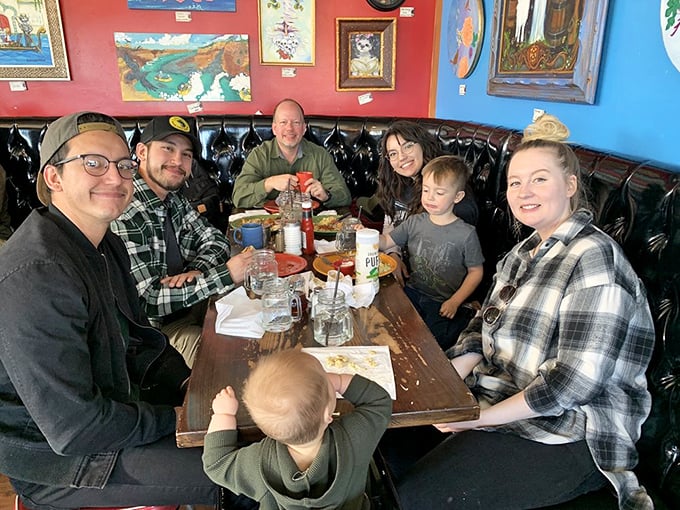 Happy diners sharing a meal and making memories. This is what restaurants are really about—bringing people together around good food.