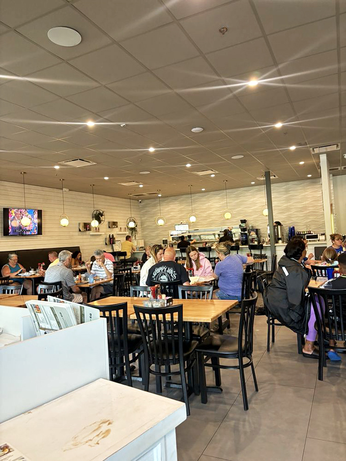 Where strangers become neighbors over shared coffee refills and the universal language of "pass the syrup, please."