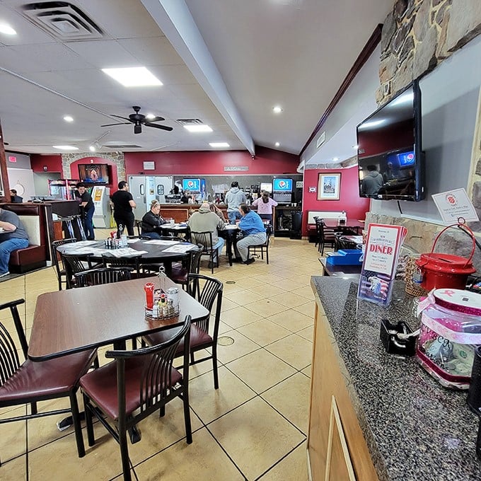 The breakfast rush—that beautiful chaos where coffee flows, orders fly, and strangers become neighbors over scrambled eggs and local gossip.