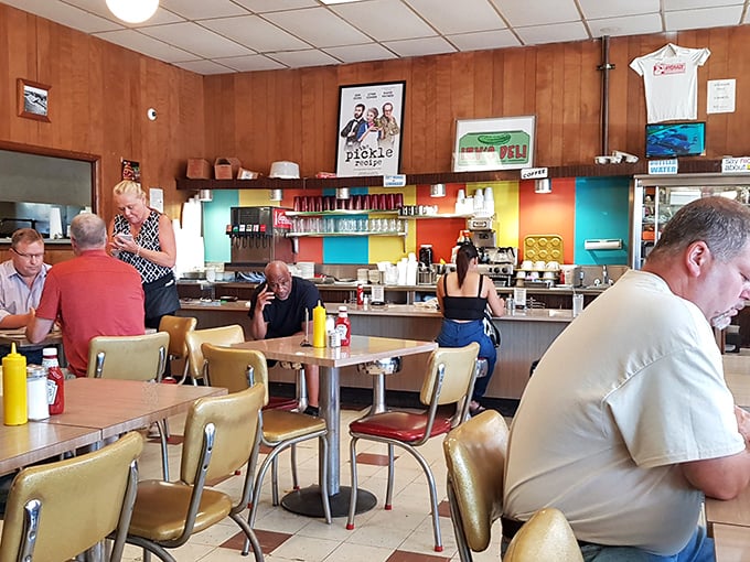 No fancy lighting or designer chairs here—just honest food, good company, and the beautiful democracy of a great deli.