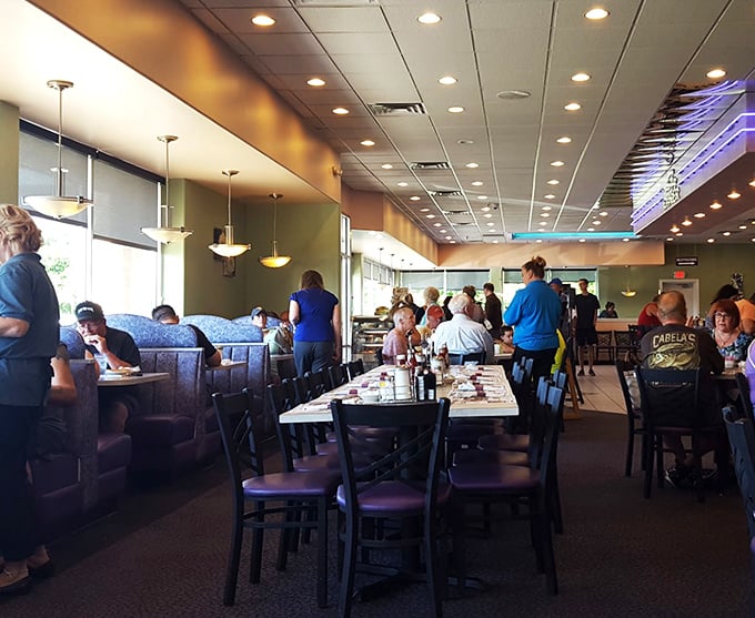 Saturday morning in full swing. Where Mechanicsburg gathers to solve world problems over eggs and toast, one table at a time.