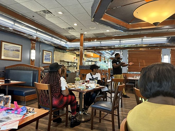 Every great diner has its cast of characters—servers who've mastered the choreography of coffee refills and plate deliveries with balletic precision.