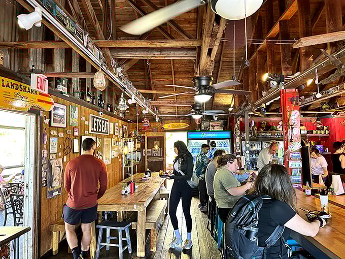 The true measure of a legendary spot isn't in the decor but in the people who make the pilgrimage – strangers becoming friends over tales of their best catch.