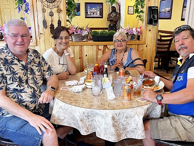 At El Siboney, strangers become temporary family, united by the universal language of "pass the mojo sauce, please."