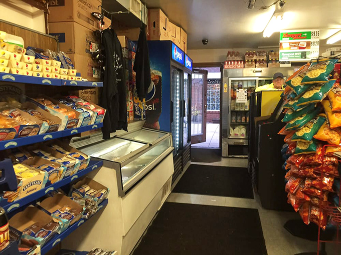 The snack aisle isn't just a convenience—it's a carefully curated collection of the perfect sandwich sidekicks. Potato chips aren't optional here.