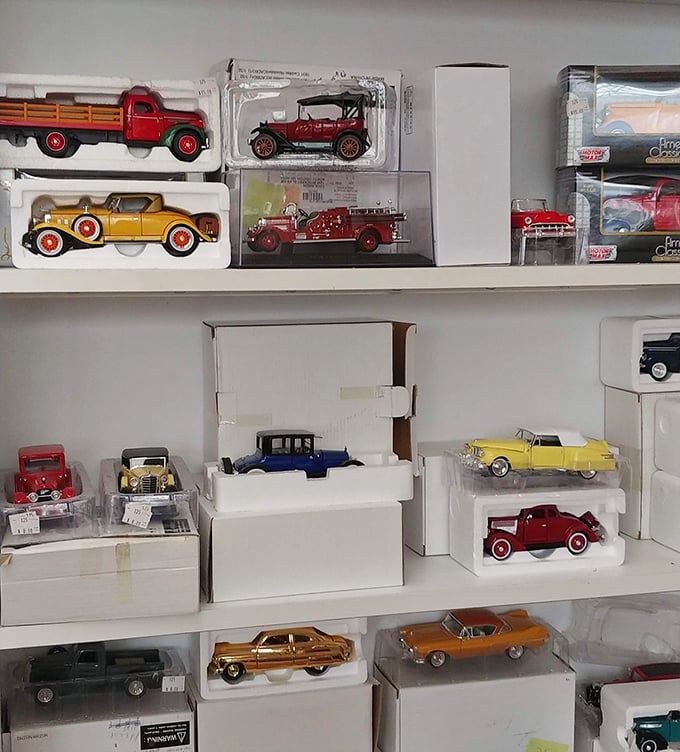 Miniature automotive history that won't drain your actual car's gas tank. These collectible cars capture America's love affair with the open road.
