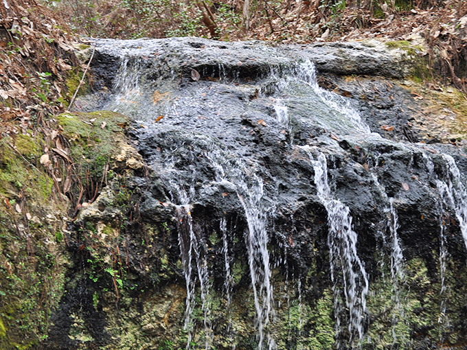 The prelude to the plunge – these upper falls may seem modest, but they're just warming up for the main event downstream.