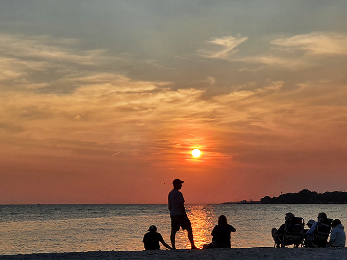 Silhouettes against a fiery sky—this is how memories are made. Sunset at Pebble Beach rivals any ocean view I've ever witnessed.