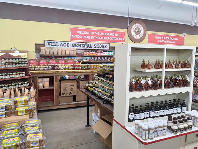 More than just antiques, the Village General Store stocks old-fashioned treats and pantry items that grandma would immediately recognize.
