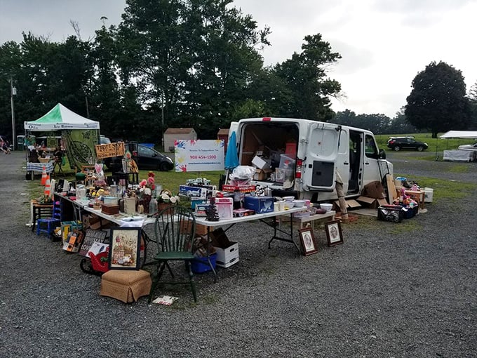 Blue Ridge's vendors set up shop against a backdrop of rolling Pennsylvania hills—nature's perfect shopping companion.