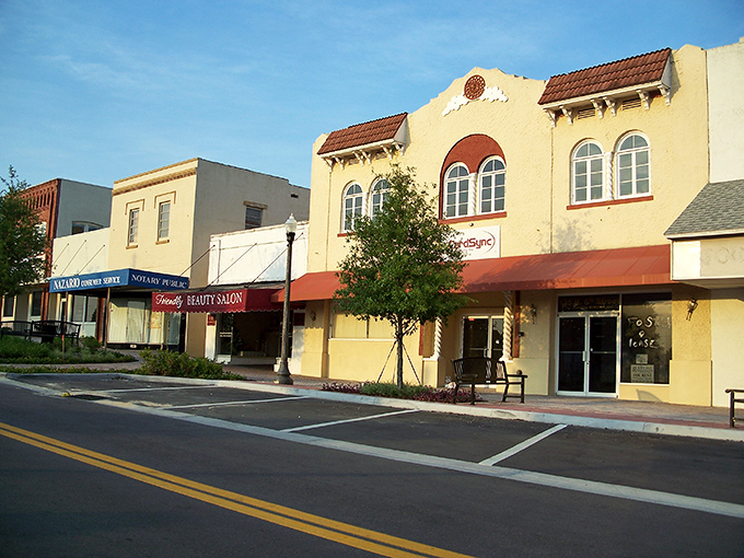 Haines City's revitalized downtown showcases Mediterranean-inspired architecture and small-town charm in Central Florida.