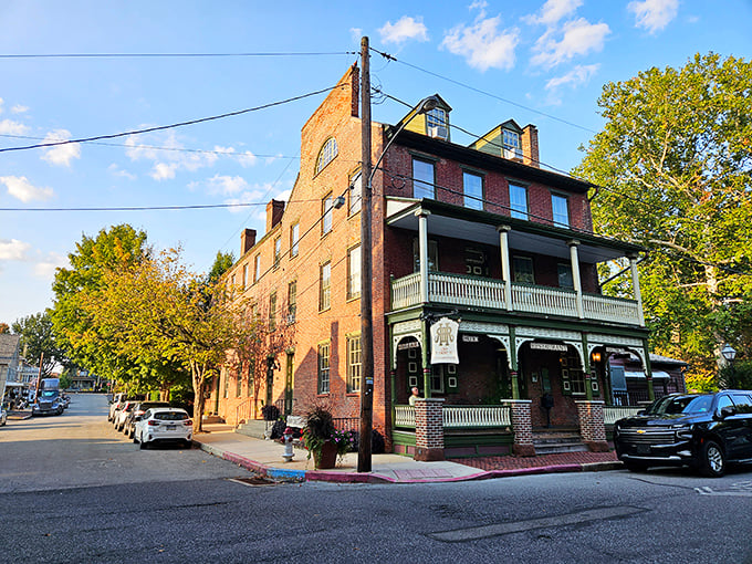 Marietta's tree-lined main street creates a welcoming canopy over a town where your retirement dollars find extra breathing room.