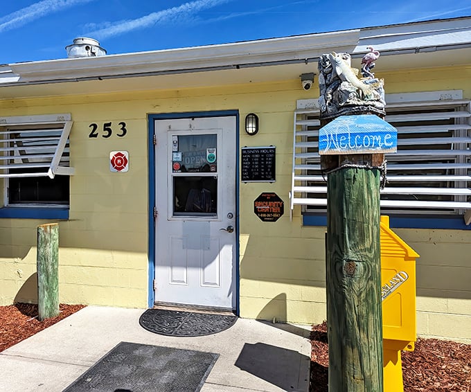 The unassuming yellow building houses oysters so fresh they might still be surprised about their change in circumstances.