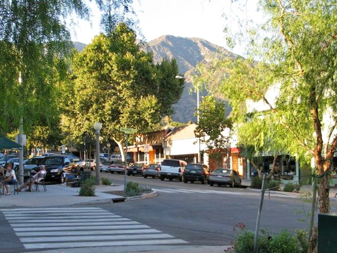 Sierra Madre: The San Gabriel Mountains standing guard over a town that time forgot—in the best possible way. Postcard-perfect and proudly independent.