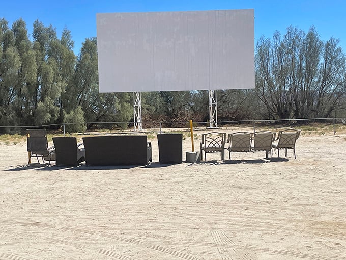 "Front row or back row?" At Smith's Ranch, every parking spot offers a perfect view of Hollywood's latest.