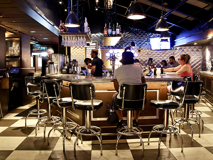 The bar isn't just where drinks are made—it's command central for an evening of indulgence, where decisions like "dessert or another cocktail" become philosophical debates.