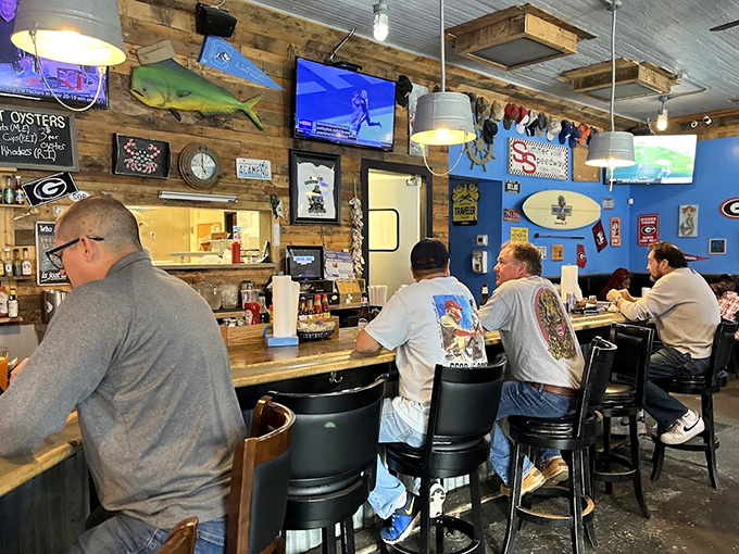 Where the magic happens – a bar that feels like it's been serving the community forever. The kind of place where everybody eventually knows your name.