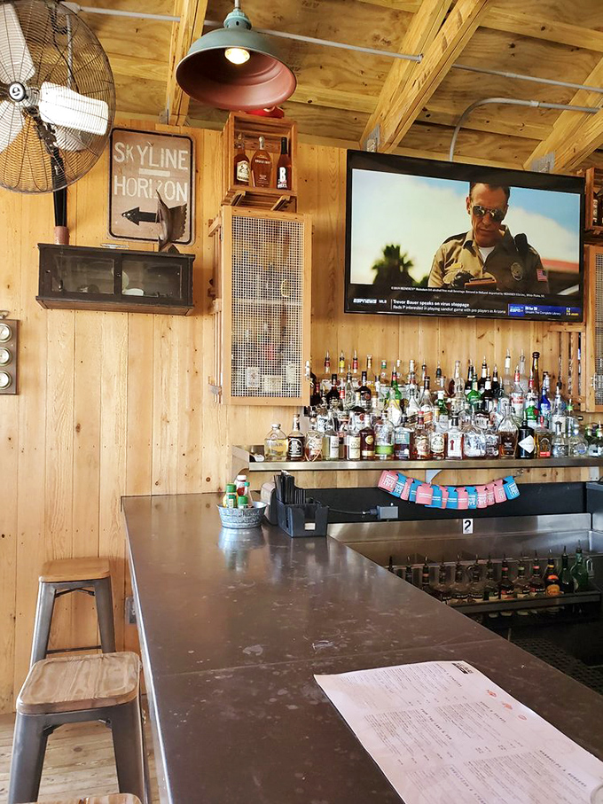 A bar stocked for serious enjoyment, where every bottle tells a story and every pour promises an adventure.