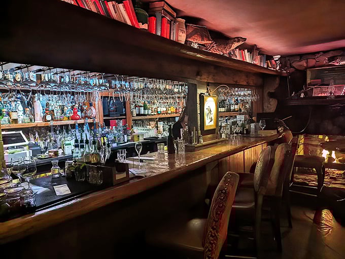 A bar that understands the difference between drinking and having a proper cocktail experience. Wood, warmth, and whiskey—the holy trinity.