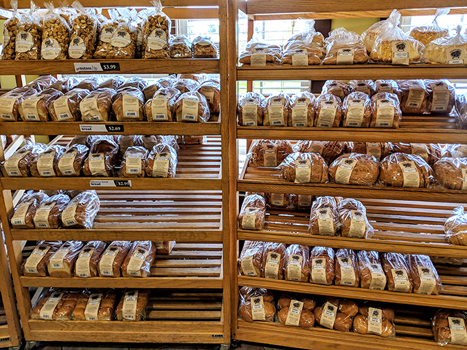 Bread displayed with the reverence it deserves—each loaf a testament to the simple magic of flour, water, and tradition.