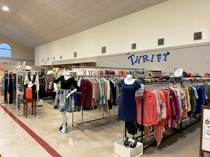 The clothing department rivals boutique stores with its careful curation and mannequin styling that actually makes you think, "I could pull that off!"