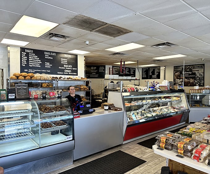 The bakery counter – where willpower goes to die and "I'll just have coffee" turns into "and one of those, and that, and maybe that too."