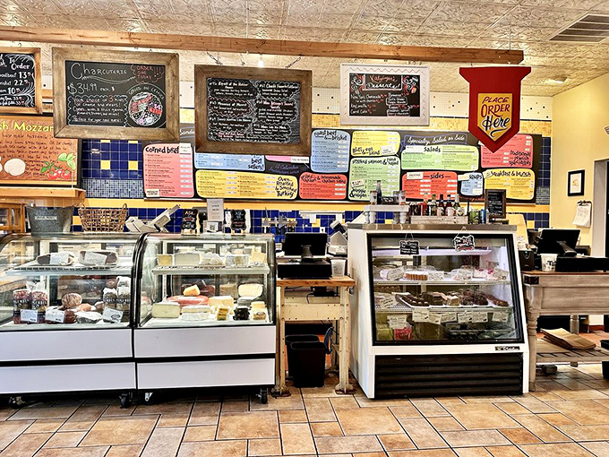 Behind this counter, sandwich artists compose edible masterpieces. Their canvas? Fresh bread. Their medium? Everything delicious.