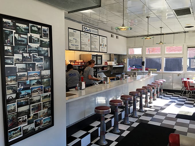 The diner counter – that great democratic institution where judges sit next to mechanics, everyone equal in pursuit of the perfect breakfast.
