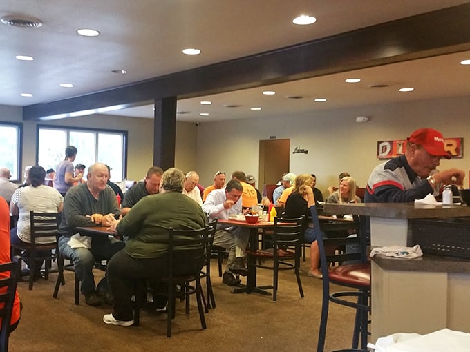The true measure of a great diner isn't just its food—it's the community that gathers there, creating the perfect background music of clinking forks and conversation.
