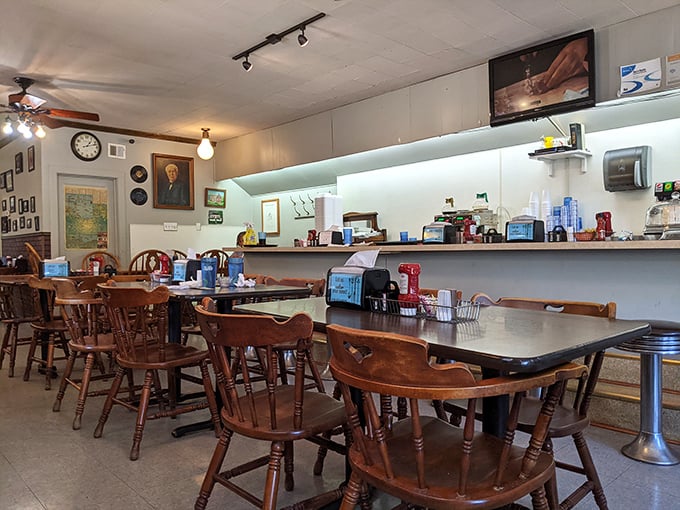The dining area serves as Milan's unofficial town hall, where wooden chairs have heard decades of gossip, business deals, and declarations of breakfast loyalty.