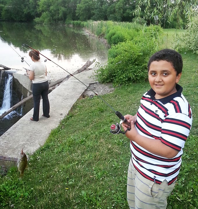 Jordan Creek offers more than just scenic views—it's a fishing spot where patience is occasionally rewarded with something worth bragging about at dinner.