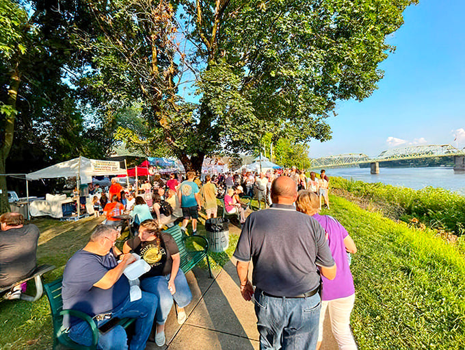 The Fort Armstrong Folk Festival transforms the riverfront into a vibrant community gathering, where local food, music, and crafts celebrate the region's rich heritage.