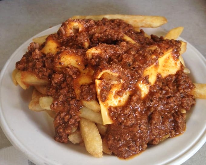 Another angle on those legendary Greek-style fries—the kind that make you forget you ever promised to share.